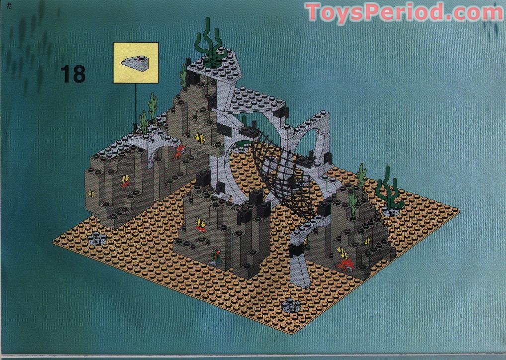 LEGO 6560 Diving Expedition Explorer Instructions and Parts List