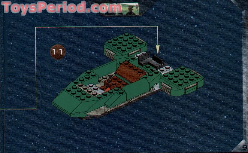 LEGO 7124 Flash Speeder Instructions and Parts List