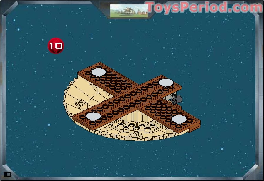 LEGO 7155 Trade Federation AAT Instructions and Parts List