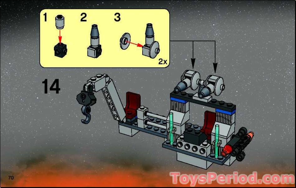 LEGO 7264 Imperial Inspection Instructions and Parts List