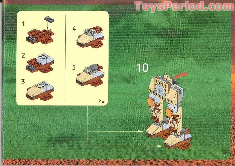 LEGO 7316 Excavation Searcher Instructions and Parts List