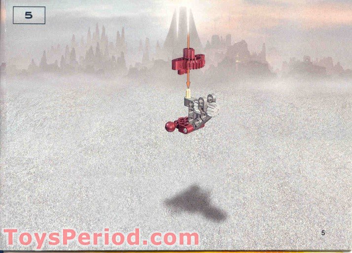 LEGO 8614-1 Vahki Nuurakh Instructions and Parts List