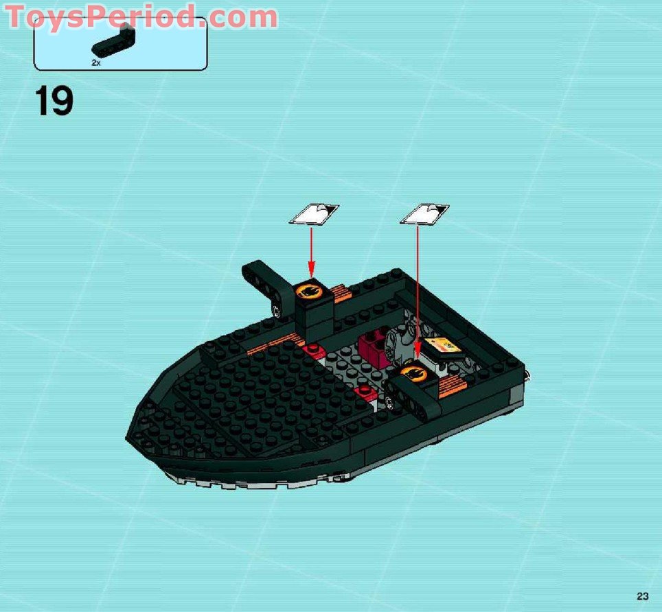 LEGO 8636 Mission 7: Deep Sea Quest Instructions and Parts List