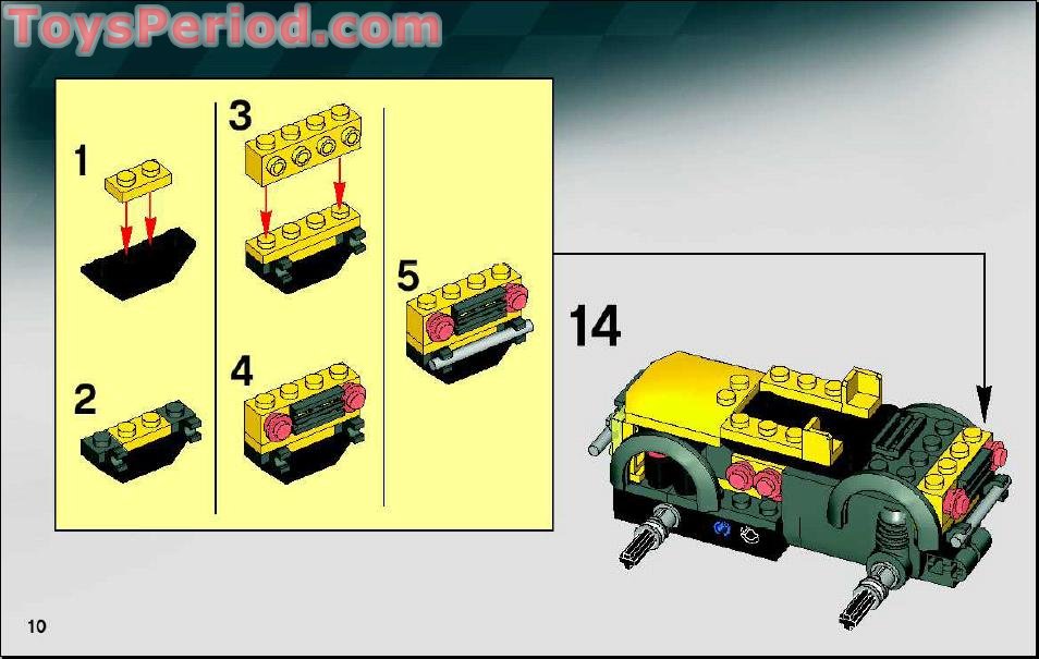 LEGO 8670 Jump Master Instructions and Parts List