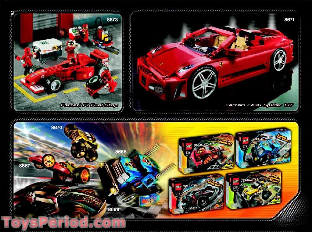 LEGO 8682 Nitro Intimidator Instructions and Parts List