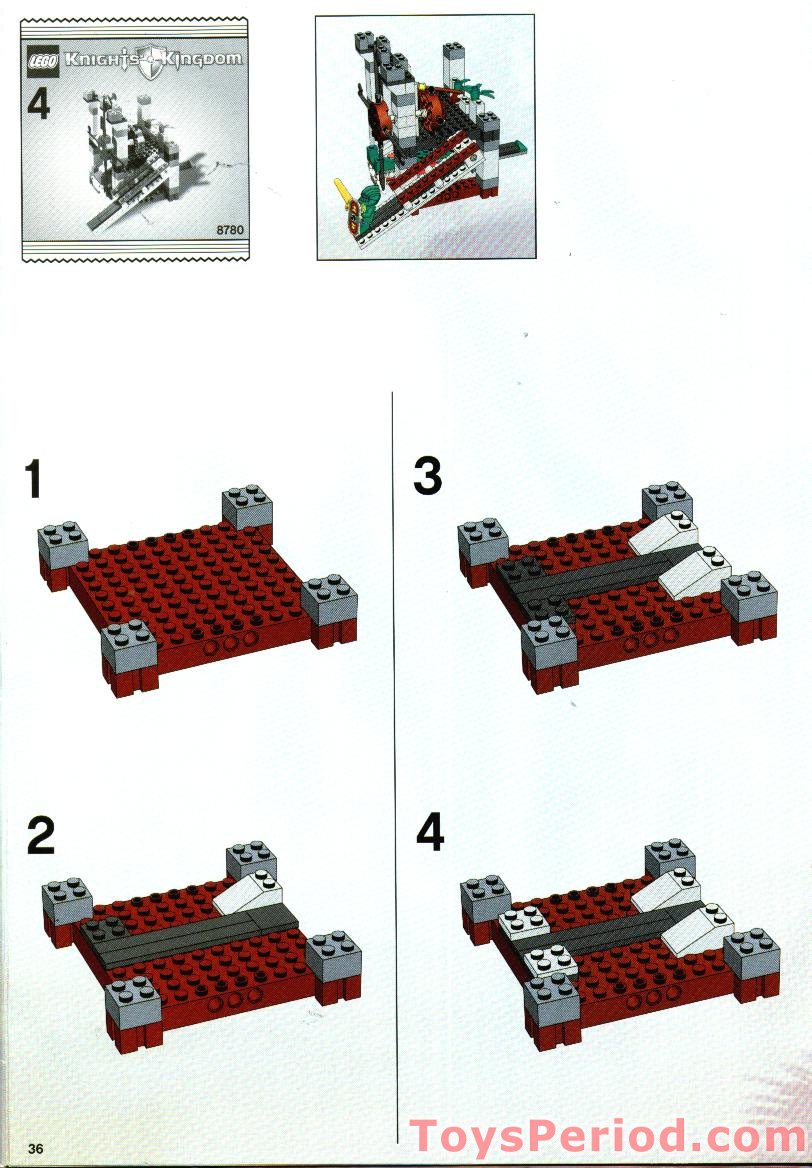 LEGO 8780 Citadel of Orlan Instructions and Parts List