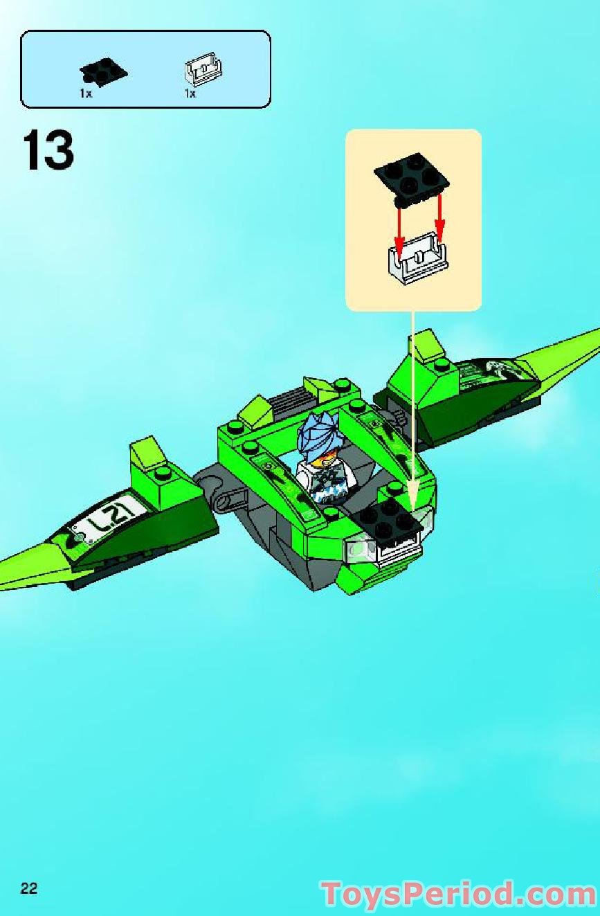 LEGO 8114 Chameleon Hunter Instructions and Parts List