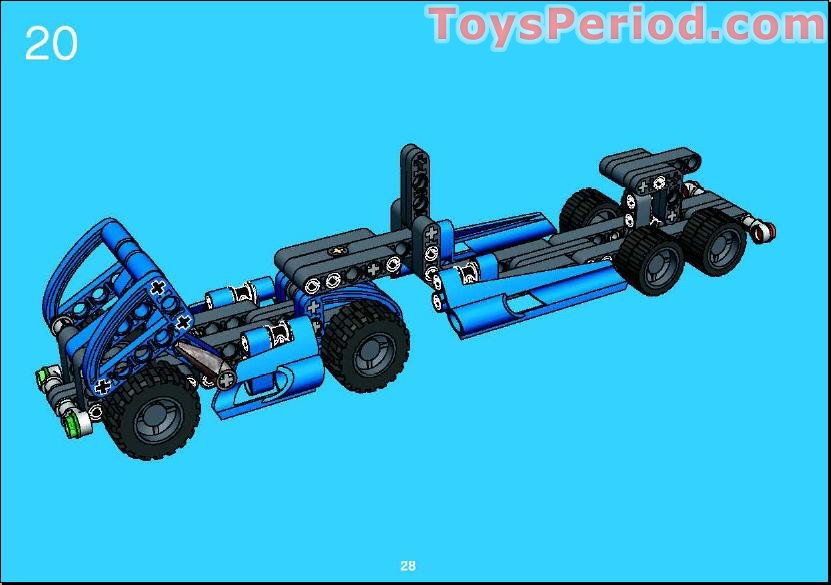 LEGO 8433 Cool Movers Instructions and Parts List