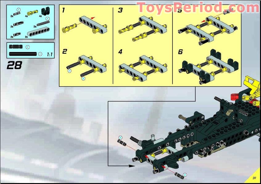 LEGO 8472 Street 'n' Mud Racer Instructions and Parts List