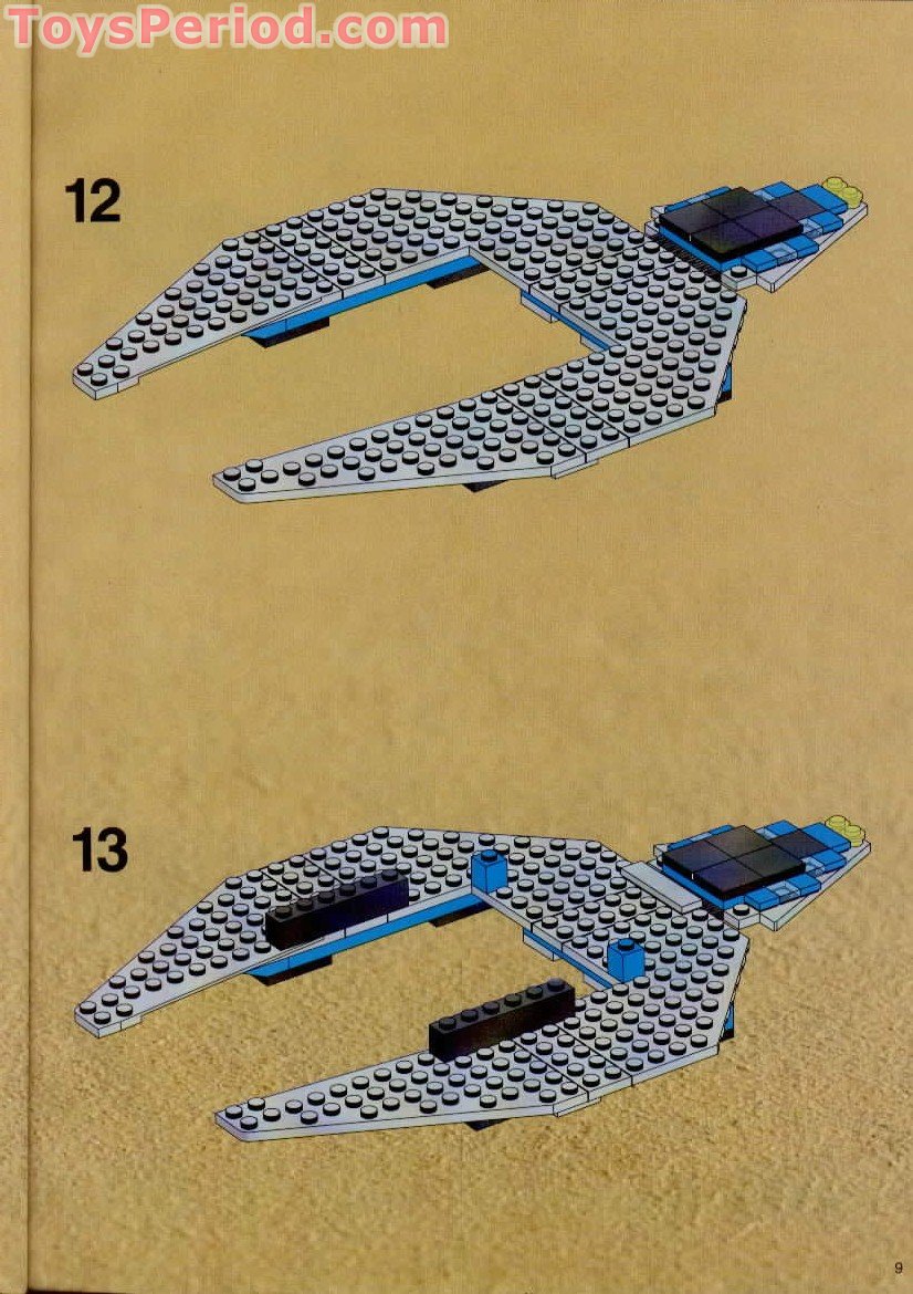 LEGO 1789 Star Hawk II Instructions and Parts List
