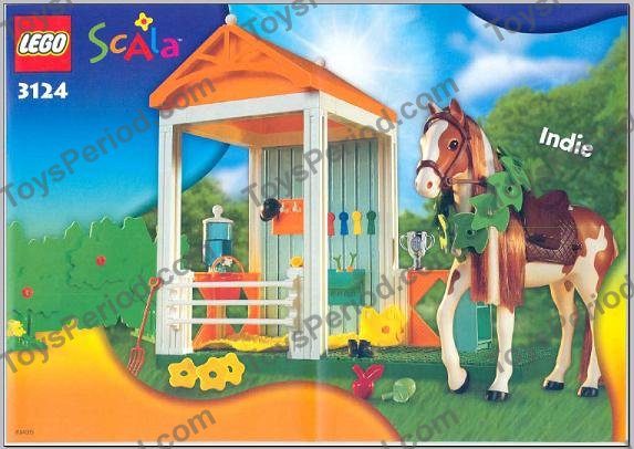 LEGO 3124 Indie's Stable Instructions and Parts List