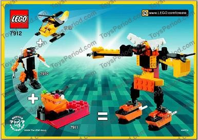LEGO 7912 Helicopter Promotional (Duracell) Instructions and Parts List