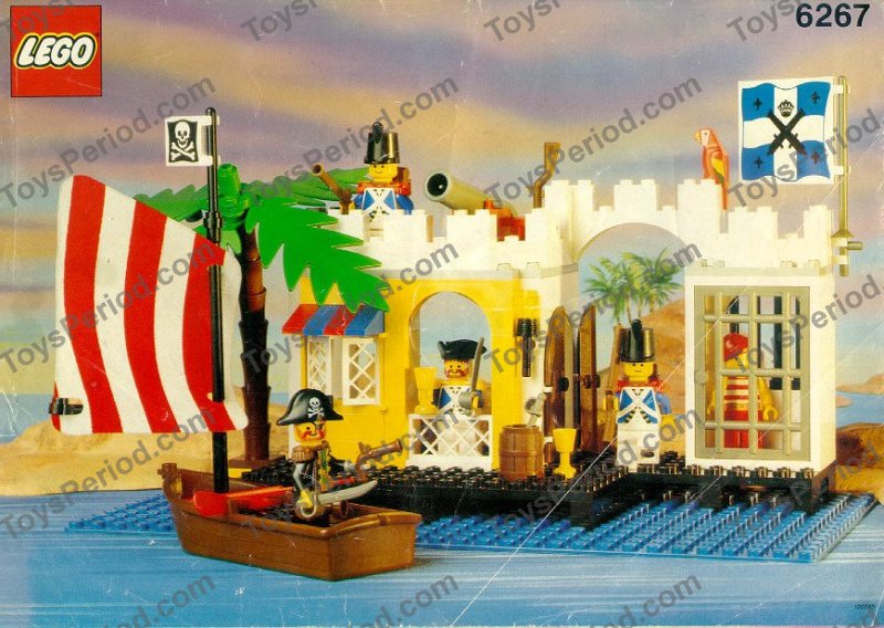 LEGO 6267 Lagoon Lock-Up Instructions and Parts List