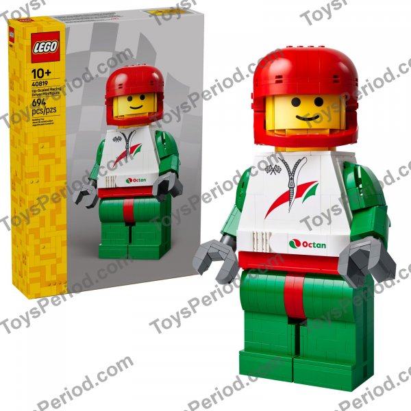LEGO 40819 Up-Scaled Racing Driver Minifigure Set from 2025 | LEGO ...
