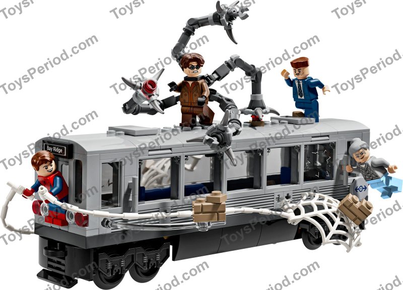 LEGO 76321 Spider-Man vs. Doc Ock Subway Train Scene Set from 2025 ...