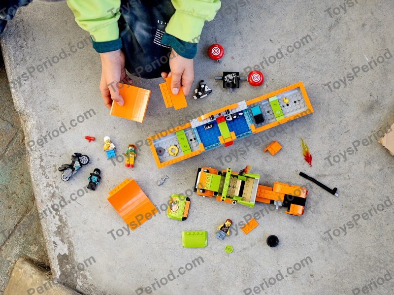 LEGO 60294 Stunt Show Truck Set Parts List