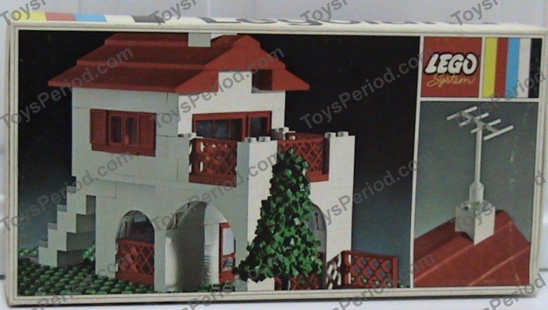 LEGO 350-1 Spanish Villa Instructions and Parts List