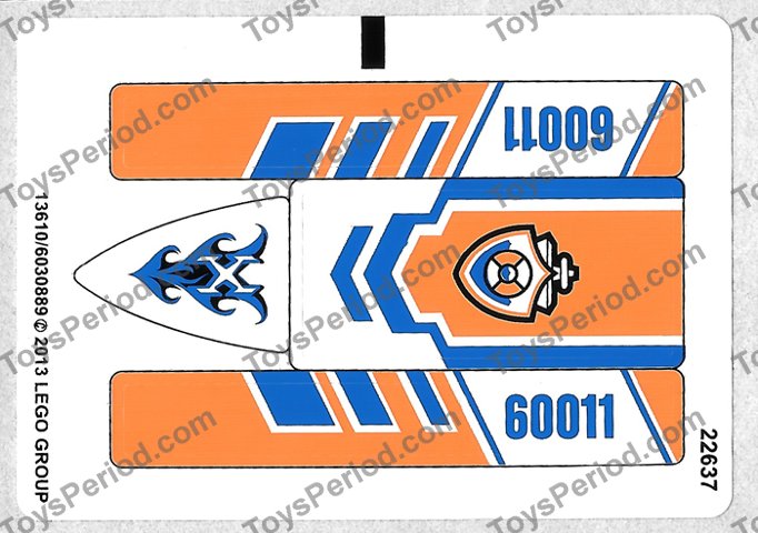 LEGO Sets with Part 60011stk01a Sticker Sheet for Set 60011 ...