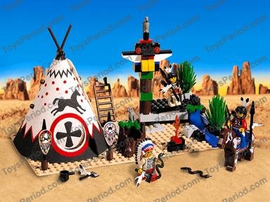 LEGO 6746 Chief's Tepee Instructions and Parts List