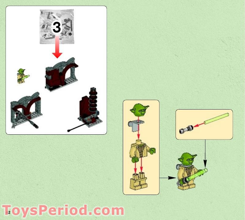 LEGO 75017 Duel on Geonosis Instructions and Parts List