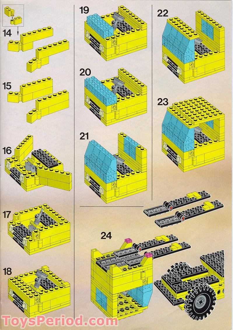 LEGO 744 Universal Building Set Instructions and Parts List