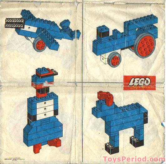 LEGO 316-2 Farm Tractor Instructions and Parts List