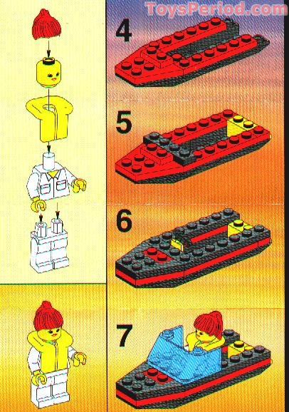 LEGO 2882 Motorboat Instructions, from 1997 | LEGO Reference