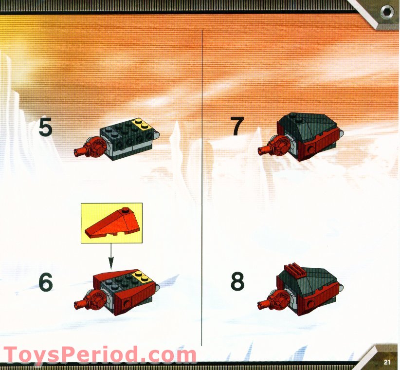 LEGO 4774 Scorpion Orb Launcher Instructions and Parts List
