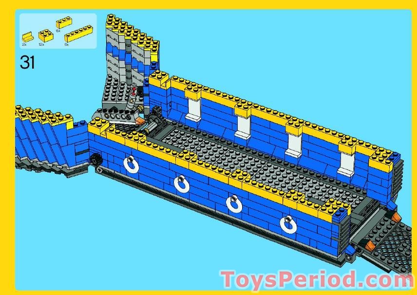 LEGO 4997 Transport Ferry Instructions and Parts List