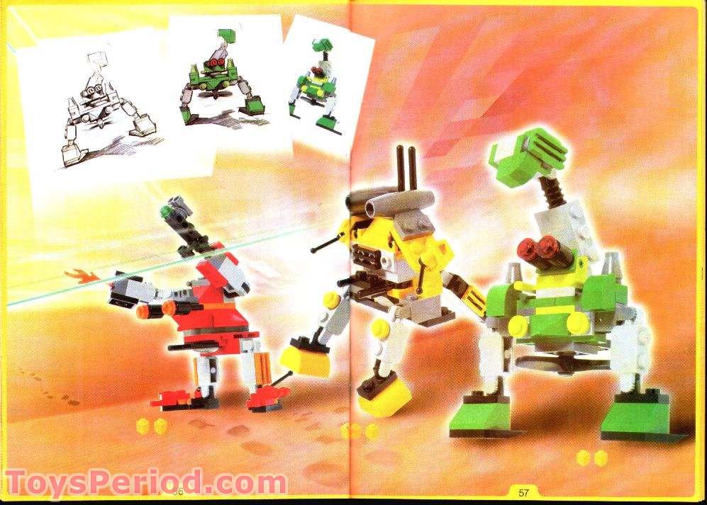 LEGO 4097 Mini Robots Instructions and Parts List