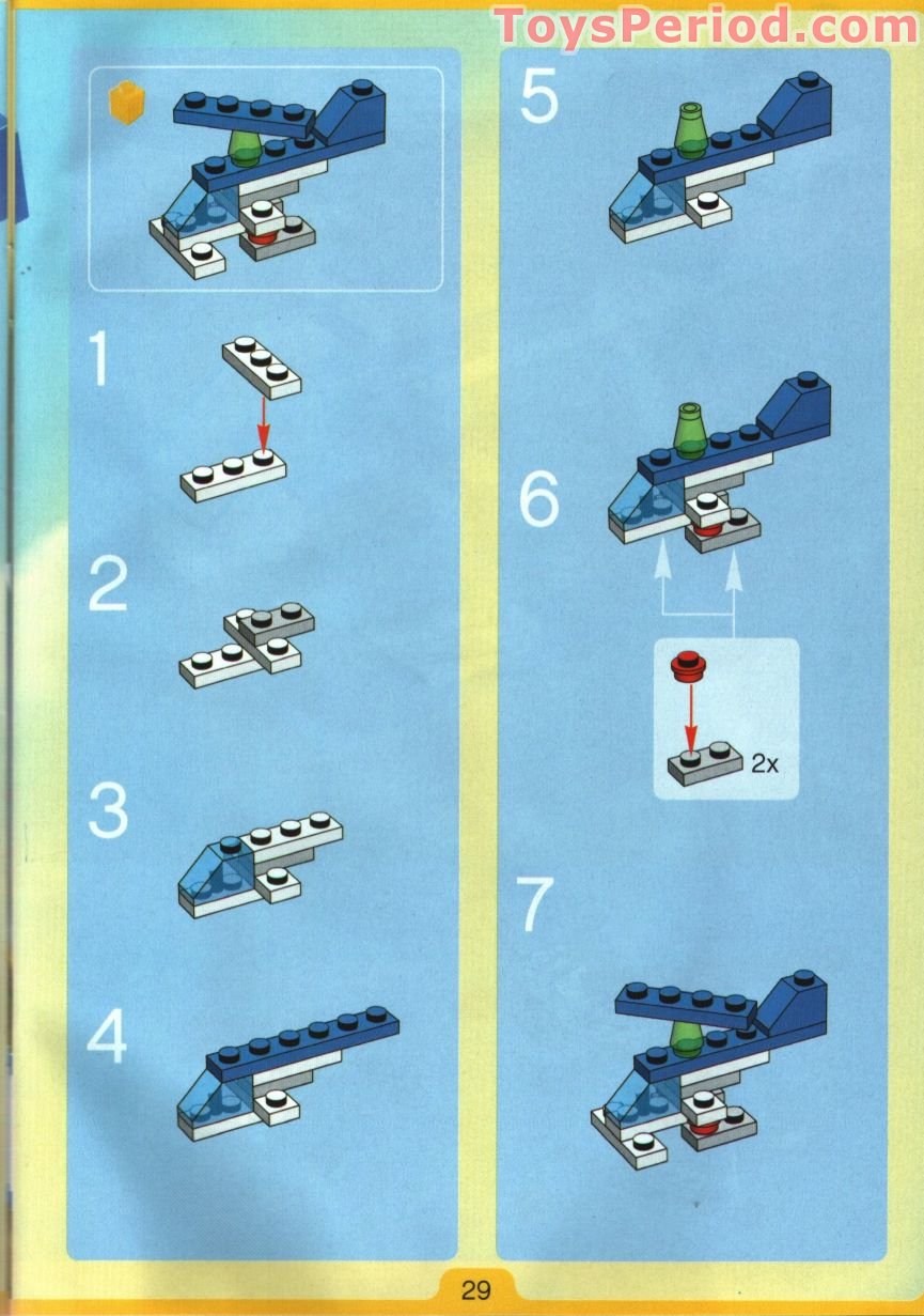 LEGO 4098 High Flyers Instructions and Parts List