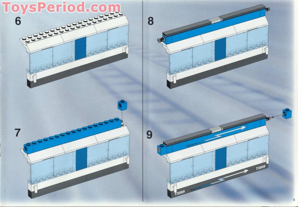 LEGO 4560 Railway Express Instructions and Parts List