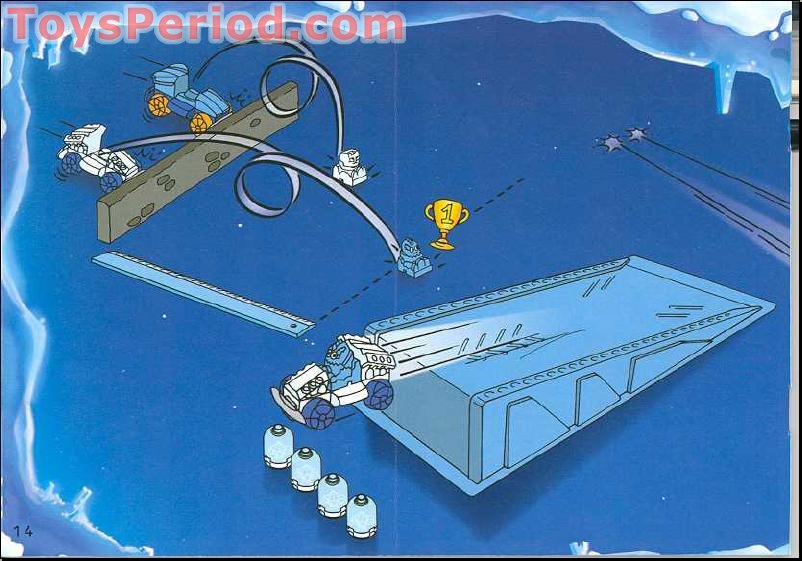LEGO 4579 Ice Ramp Racers Instructions and Parts List
