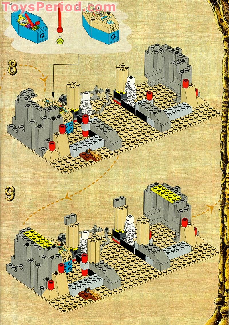 LEGO 5988 Pharaoh's Forbidden Ruins Instructions and Parts List