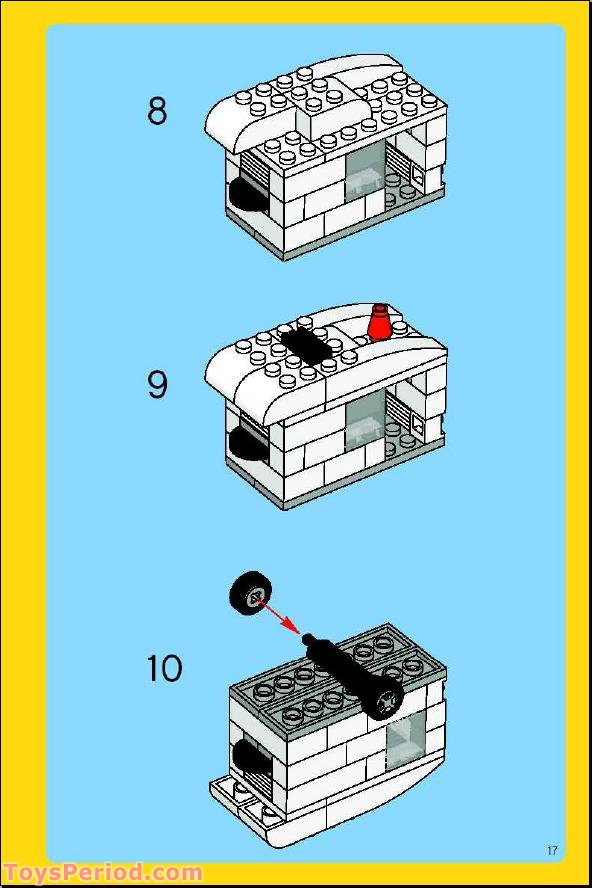 LEGO 5483 Ready, Steady, Build and Race Instructions and Parts List