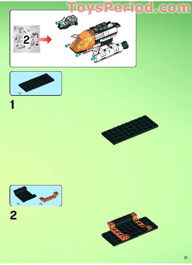 LEGO 7649 MT-201 Ultra-Drill Walker Instructions and Parts List