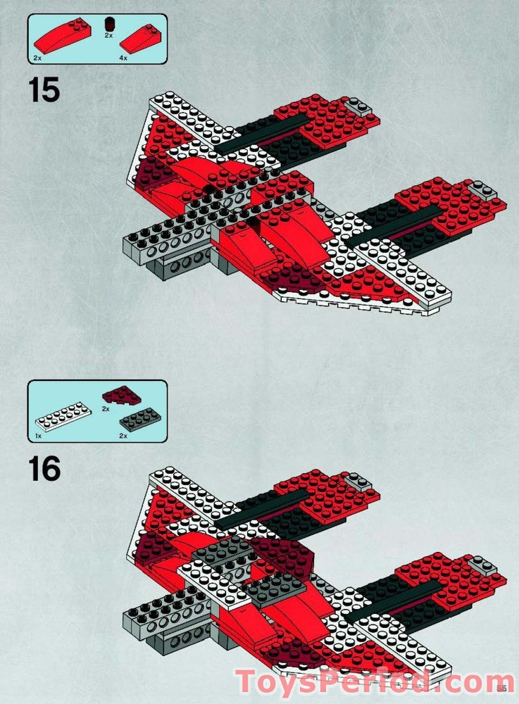 LEGO 7665 Republic Cruiser (Limited Edition - with R2-R7) Instructions ...