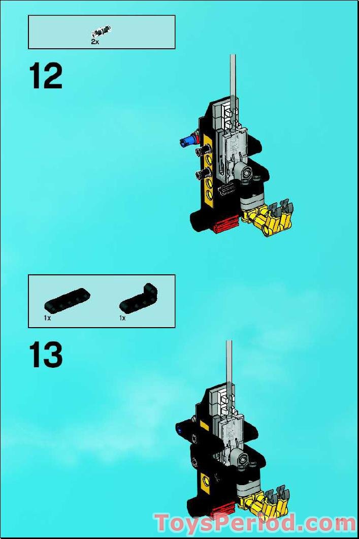 LEGO 7712 Supernova Instructions and Parts List