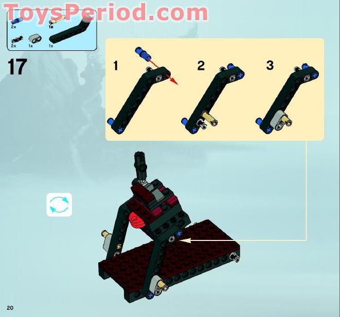 LEGO 7038 Troll Assault Wagon Instructions and Parts List