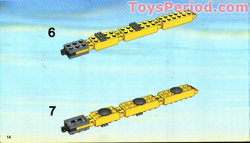 LEGO 7248 Digger Instructions and Parts List