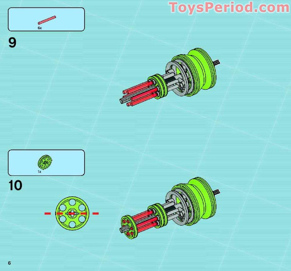 LEGO 8637 Mission 8: Volcano Base Set Parts Inventory and Instructions ...