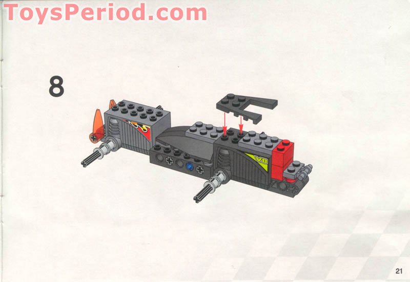 LEGO 8647 Night Racer Instructions and Parts List