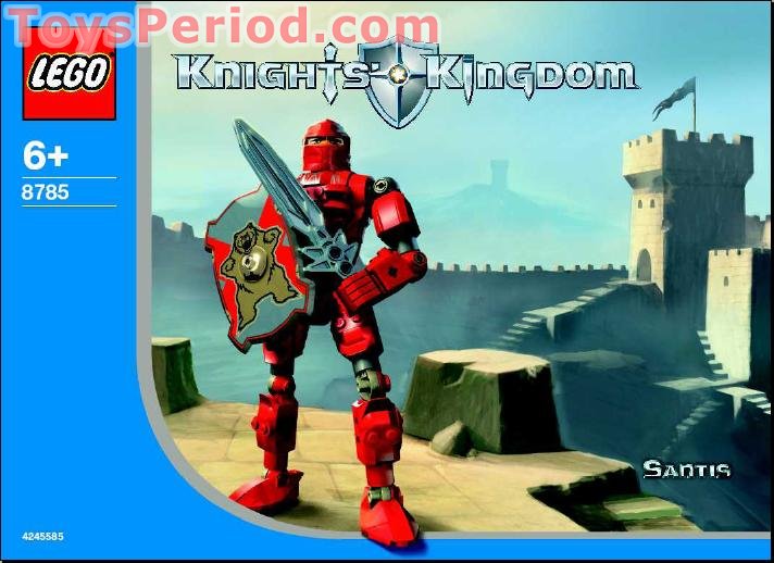 LEGO 8785-1 Santis (USA Version with 3 Cards) Instructions and Parts List