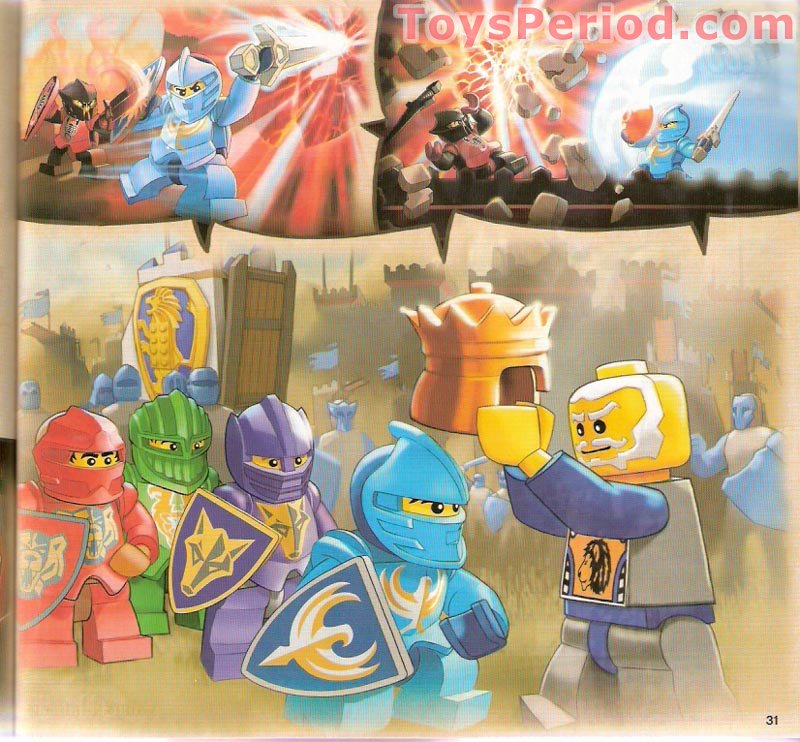 LEGO 8801 Knights' Attack Barge Instructions and Parts List