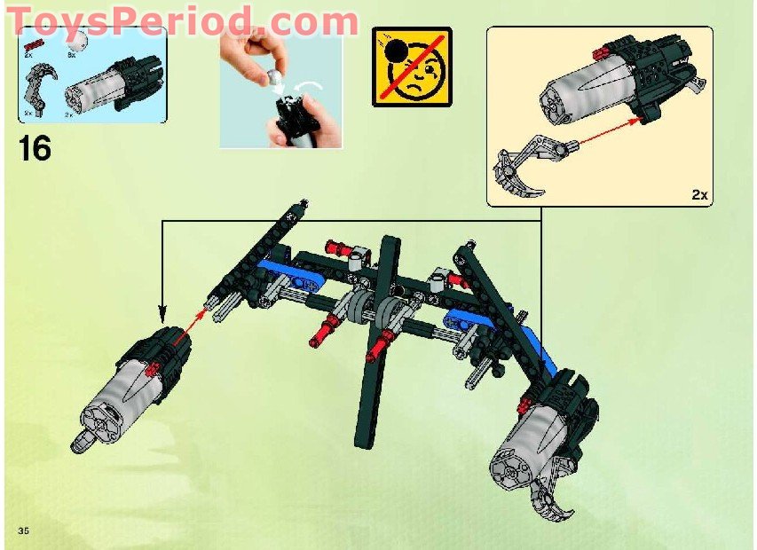 LEGO 8942-1 Jetrax T6 Instructions and Parts List