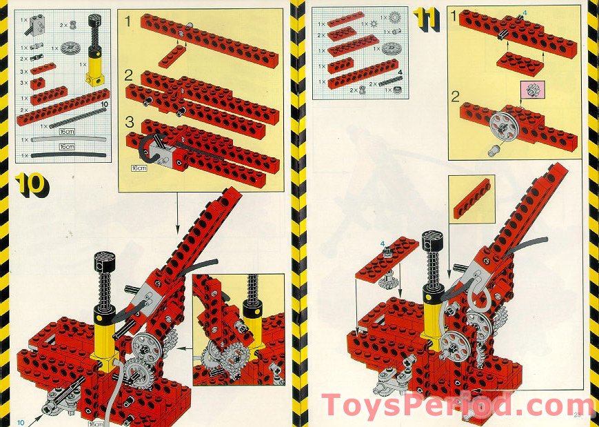 LEGO 8044 Universal Pneumatic Set Instructions and Parts List
