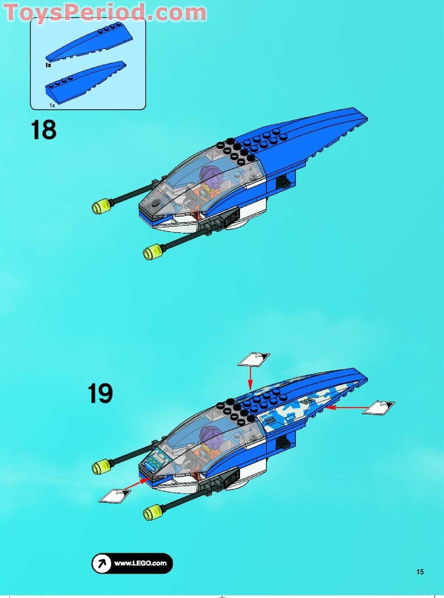 LEGO 8118 Hybrid Rescue Tank Instructions and Parts List