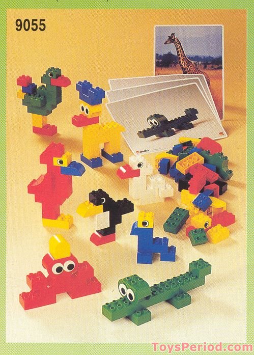 LEGO 9055 Duplo Basic Set Animals Instructions, from 1992 | LEGO Reference