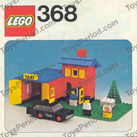 LEGO 368 Taxi Station Instructions and Parts List
