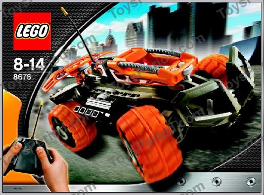 LEGO 8676 Sunset Cruiser Instructions and Parts List